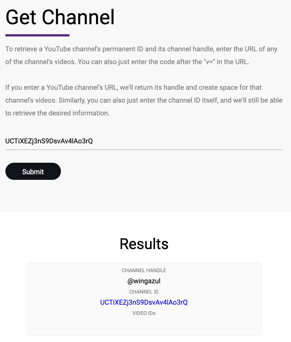 Get YouTube Channel | WingAzul