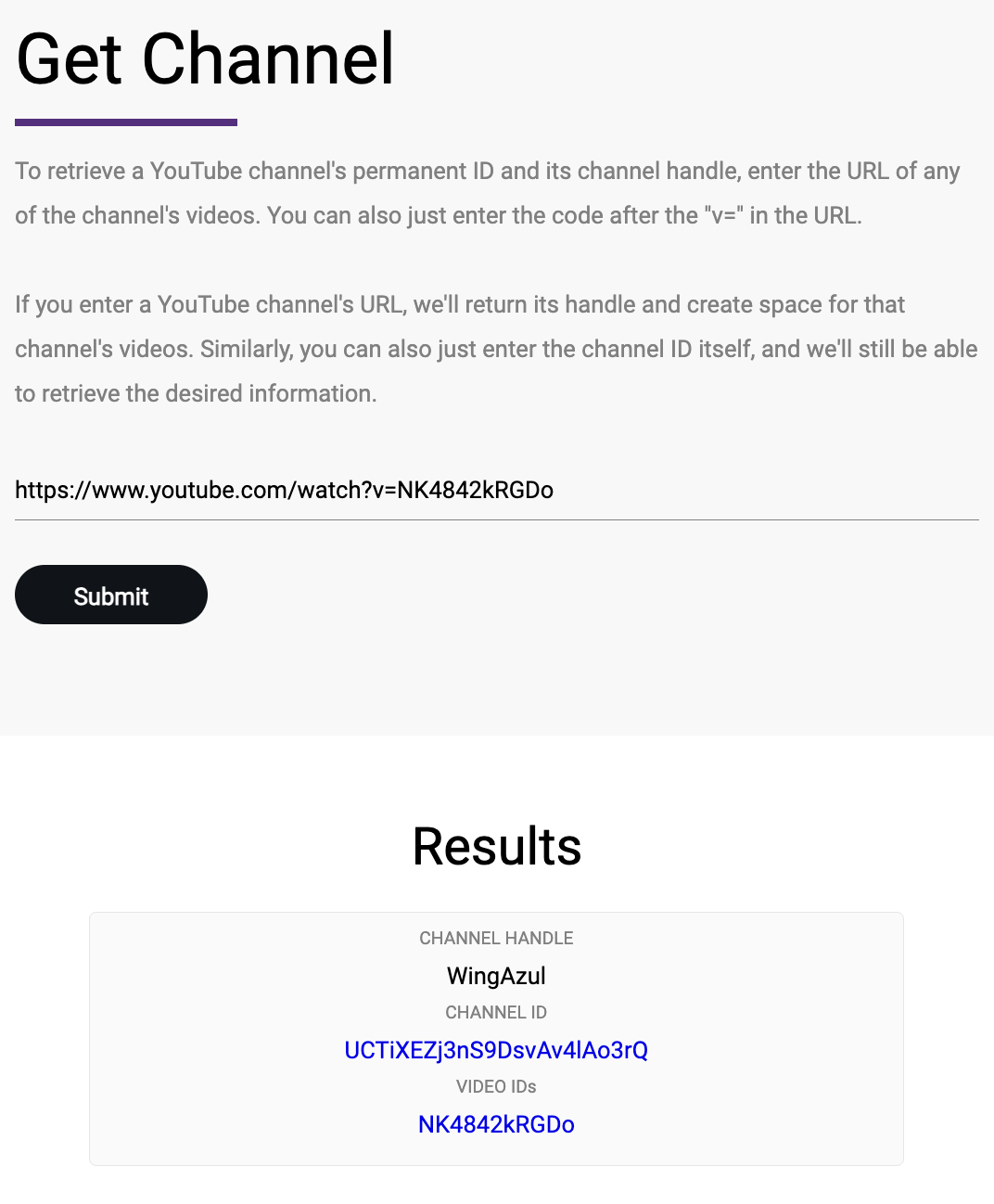 Get YouTube Channel | WingAzul